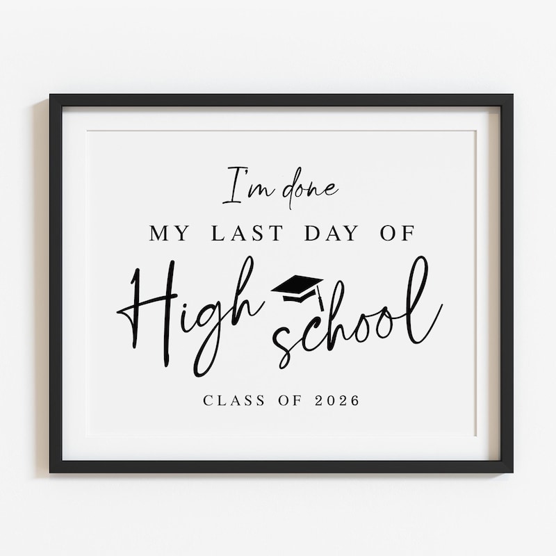 Im Done Class of 2026 - Etsy