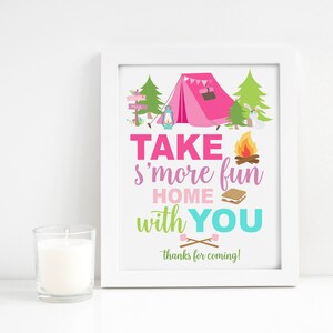 S'mores Tags, Smores Thank You Tags, Take S'more Fun Home With You ...