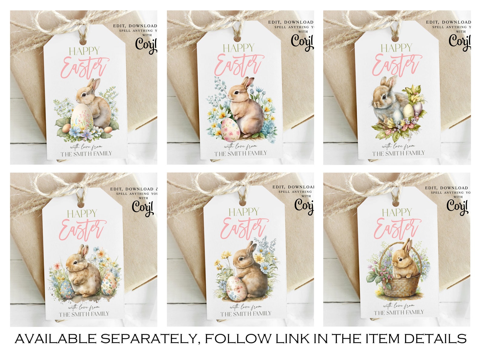 Easter Bunny Bait Tags Printable Bunny Food Gift Labels - Etsy