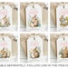Editable Easter Bunny Tails Gift Tags Printable, Easter Basket Party ...
