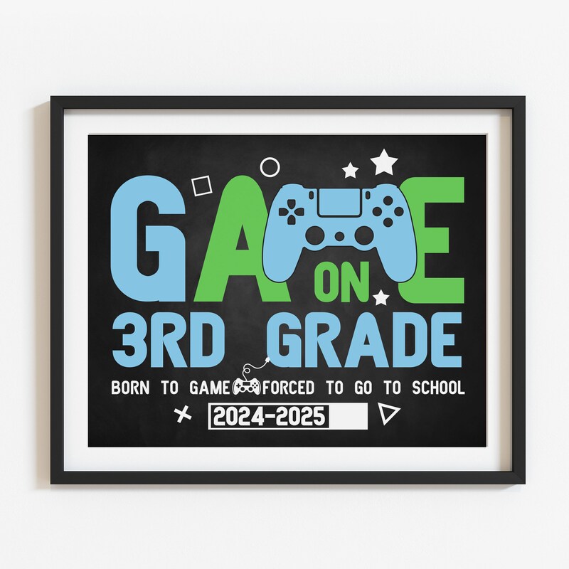 3rd Grade Sign - Etsy
