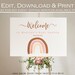 EDITABLE Pop It When She Pops Tag Printable Girl Boho Rainbow - Etsy