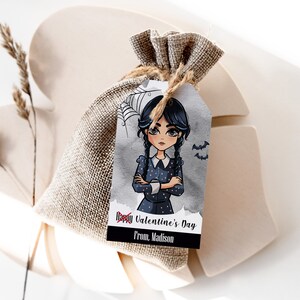 EDITABLE Valentine's Day Tags Printable, Treat Bag Hang Tag, Kids ...