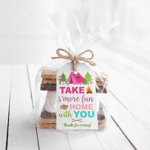 S'mores Tags, Smores Thank You Tags, Take S'more Fun Home With You ...