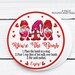 Hot Cocoa Bomb Tags Printable, Gnomes Hot Chocolate Bomb Tag ...