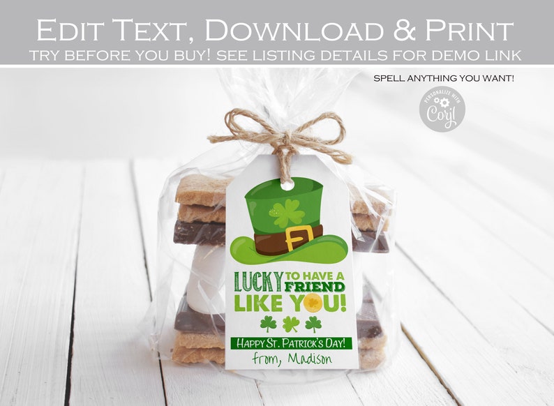 EDITABLE You're the Pot of Gold at the End of My Rainbow, St. Patrick's ...
