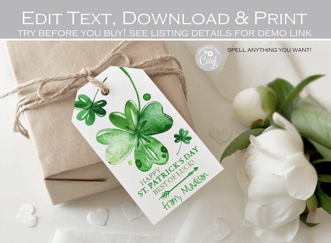 EDITABLE You're the Pot of Gold at the End of My Rainbow, St. Patrick's ...