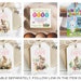 Editable Easter Bunny Tails Gift Tags Printable, Easter Basket Party ...