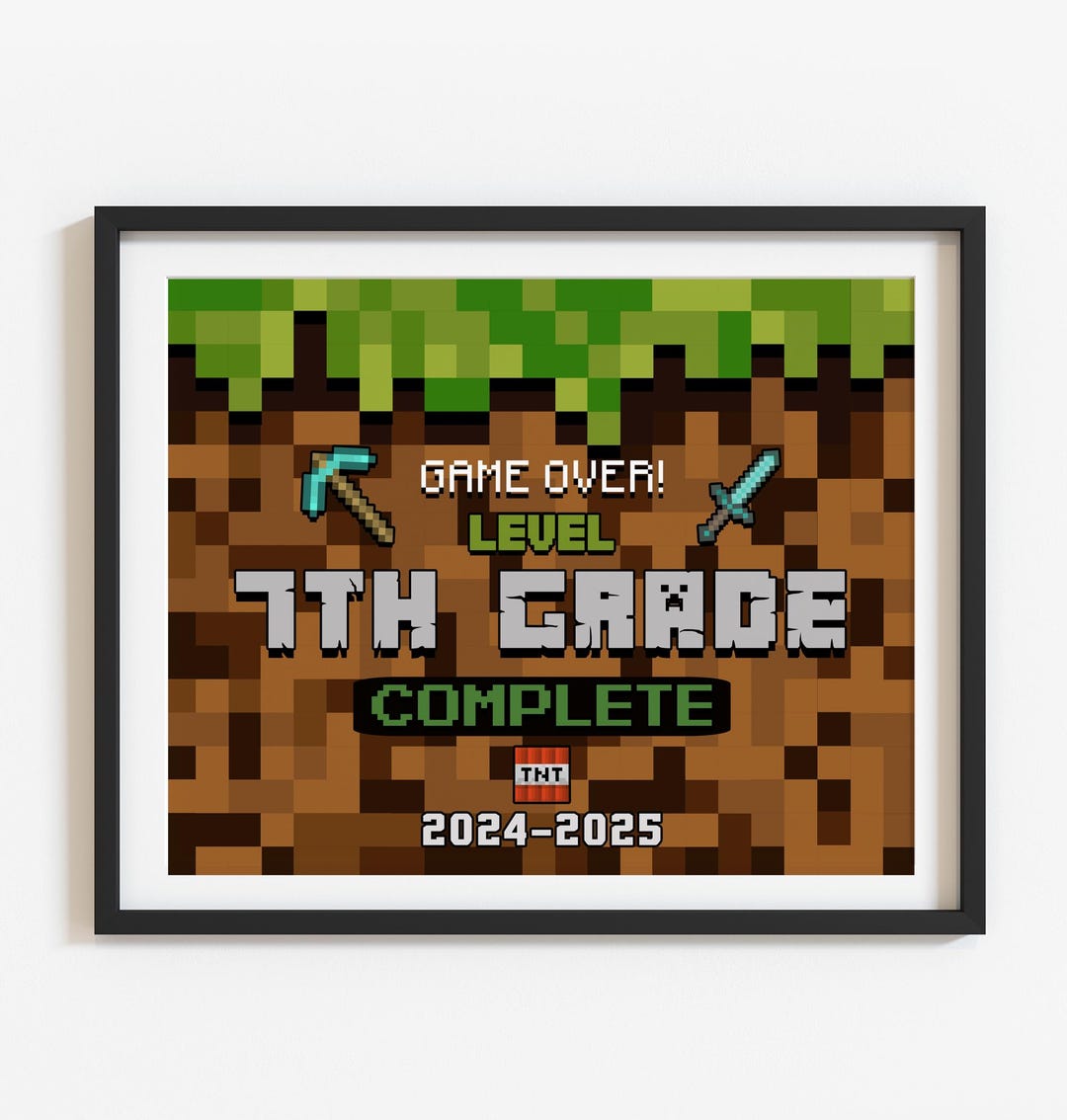 Last Day of 7th Grade Sign Printable, End of School Year 2024-2025 ...