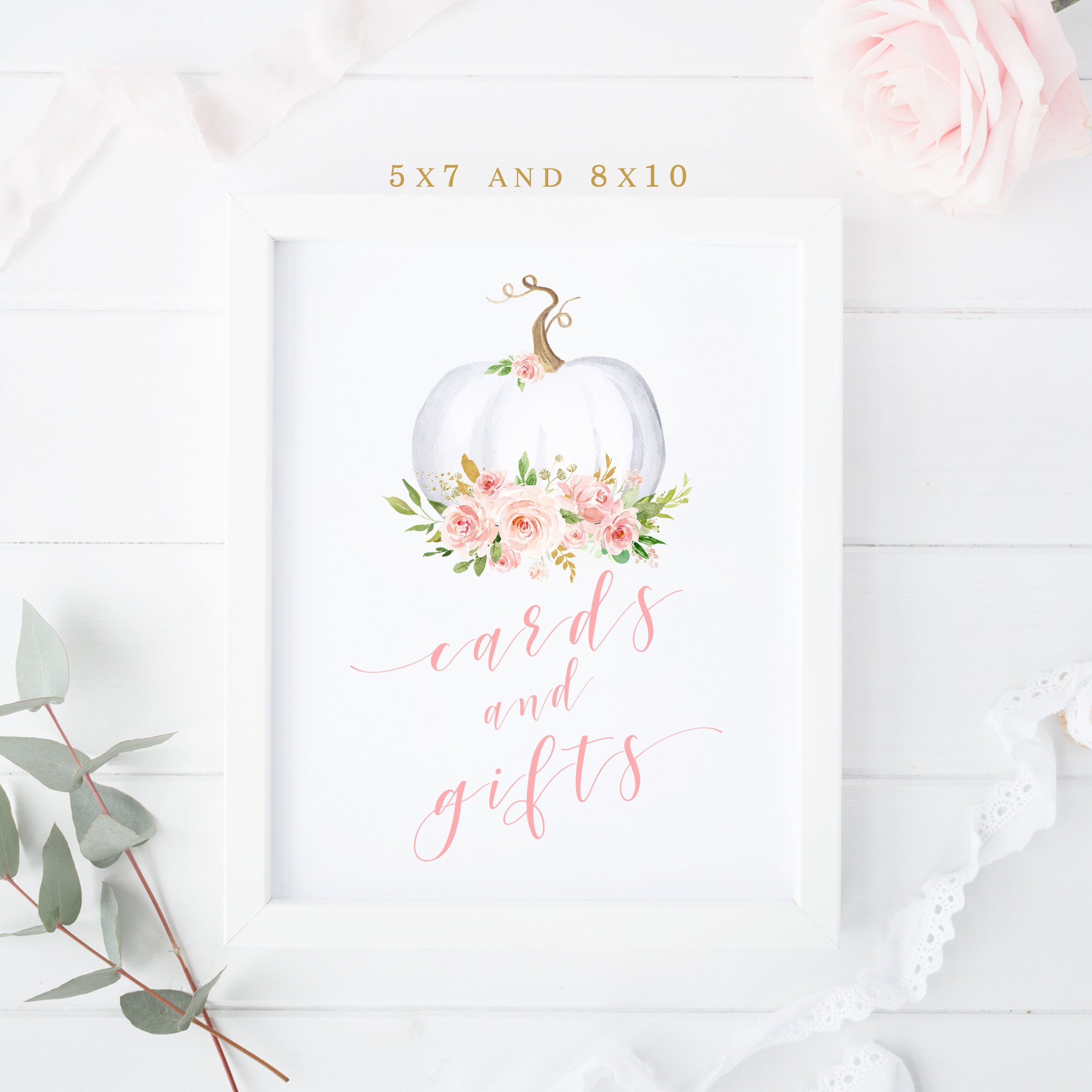 Pumpkin Welcome Sign Printable Pumpkin First Birthday Party - Etsy