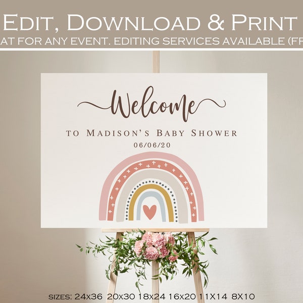 Neutral Rainbow Party Decor - Etsy