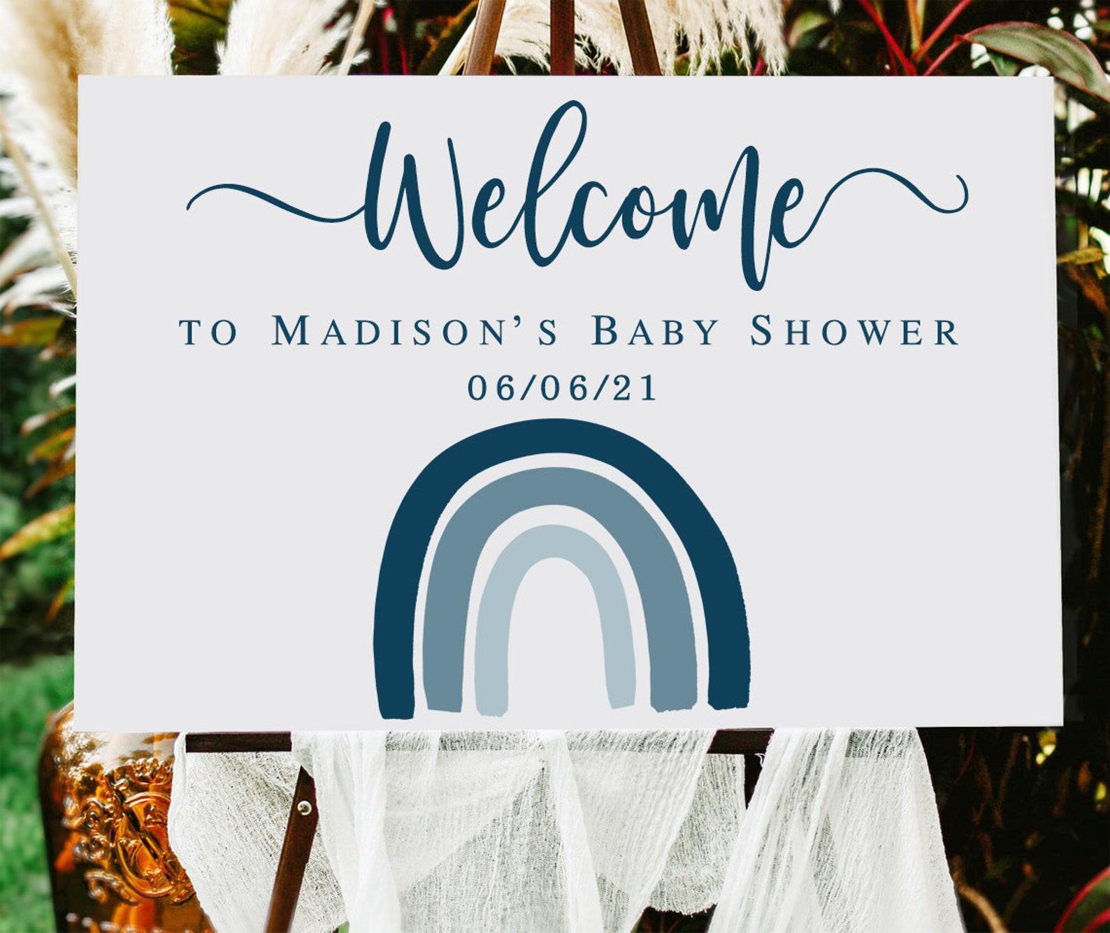 Boho Rainbow Wishes for Baby Cards, Boy Baby Shower Games Printable ...