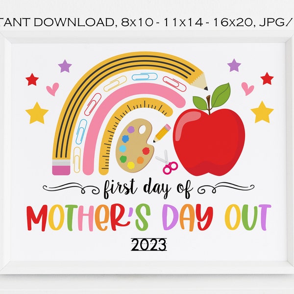 First Day of School Sign - Etsy