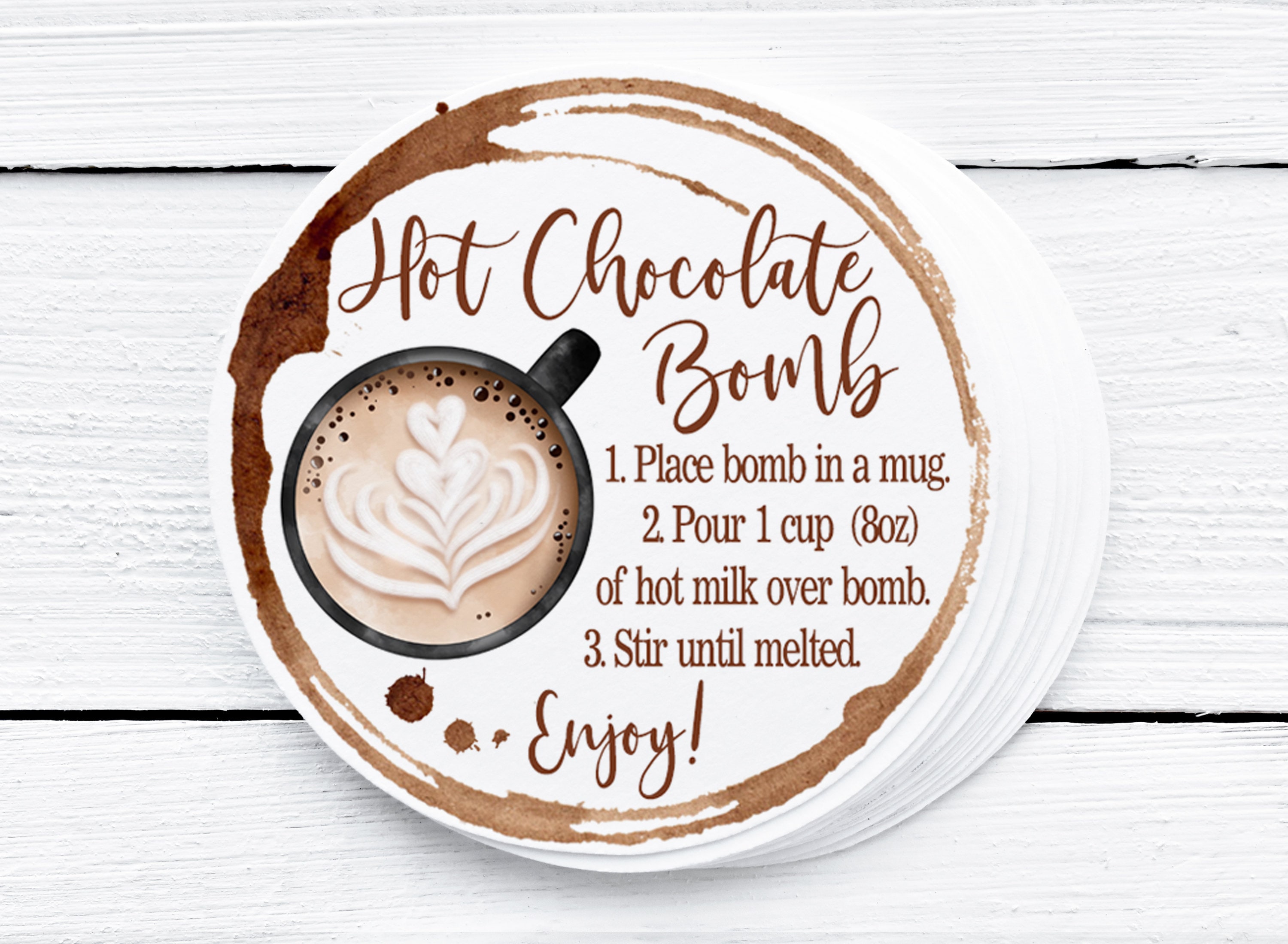Instant Download Square Printable Tag I love you a Latte Tag Printable ...