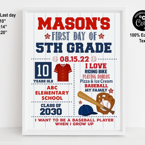 Last Day of School Sign Printable - Etsy