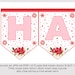 Reindeer Happy Birthday Banner Printable, Girl Deer Birthday Party ...