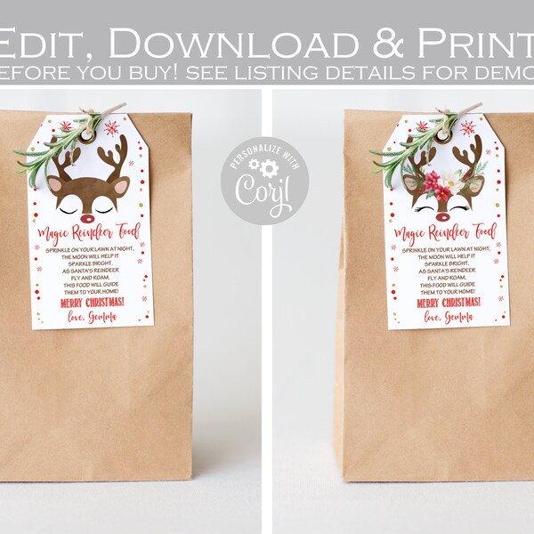 Reindeer Birthday Party - Etsy
