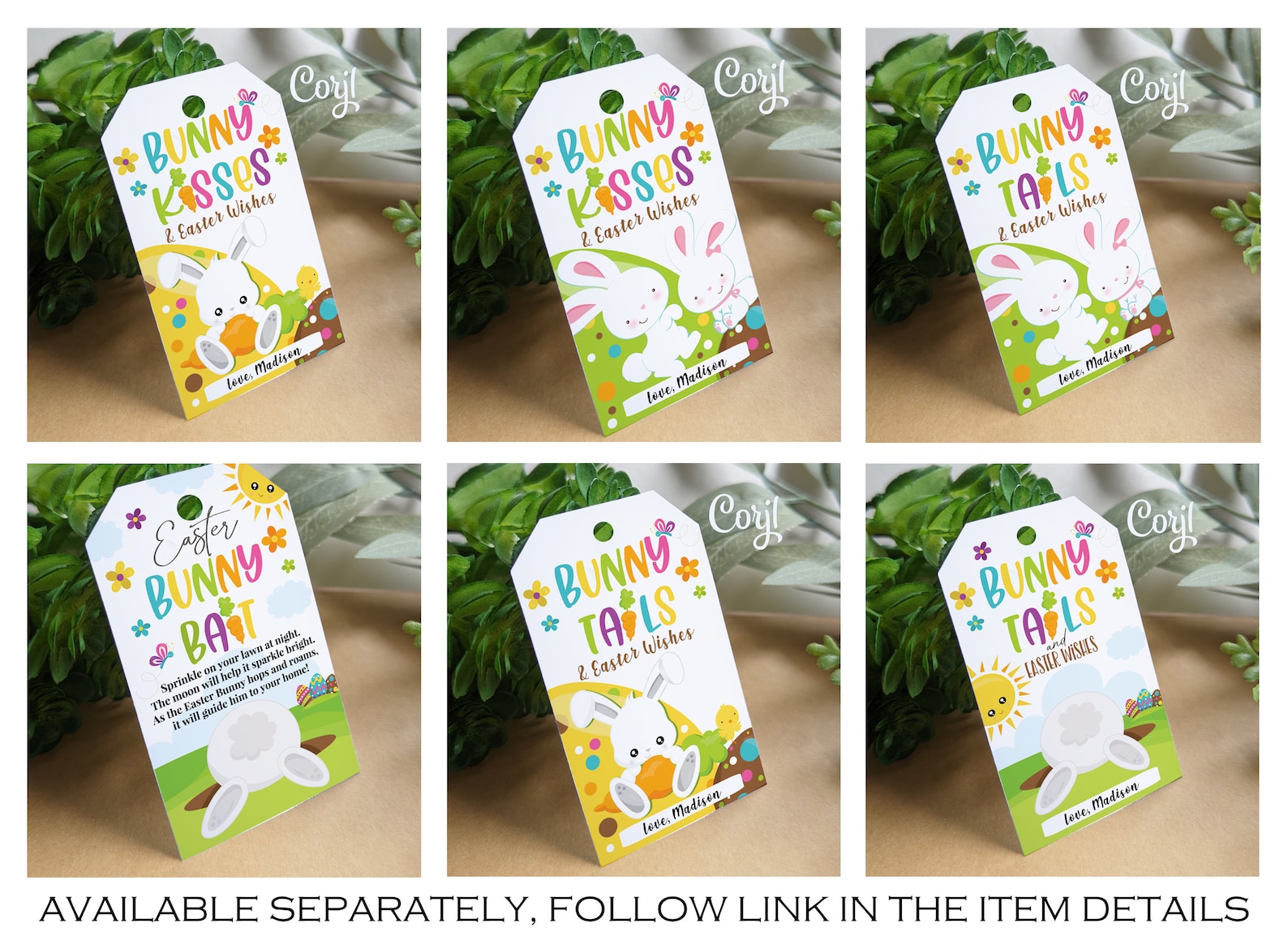 Easter Bunny Bait Tags Printable Bunny Food Gift Labels - Etsy