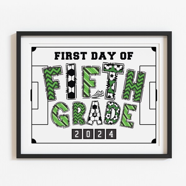 5th Grade Sign - Etsy