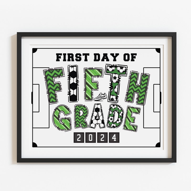 5th Grade Sign - Etsy