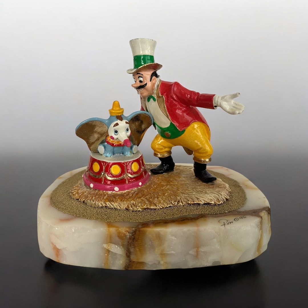 Ron Lee Disney Dumbo & the Ringmaster Statue Limited Edition 89/950 - Etsy