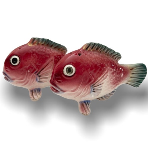 Pink Fish Salt and Pepper Shakers Replacement Shaker - Etsy