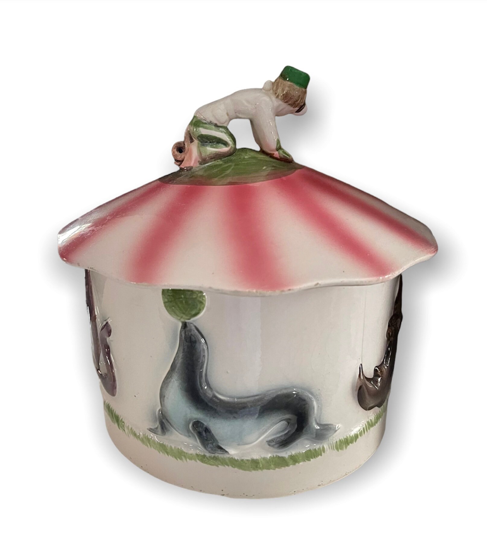 Rare Wales Big Top Circus Cookie Jar Japan - Etsy