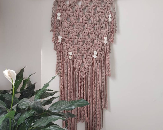 Large Neutral Beach Theme Macrame Wall Hanging - Etsy