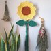Large Macrame Sunflower Wall Hanging - Etsy
