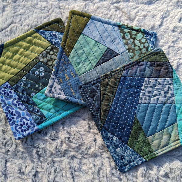 Quilted Coasters - Etsy