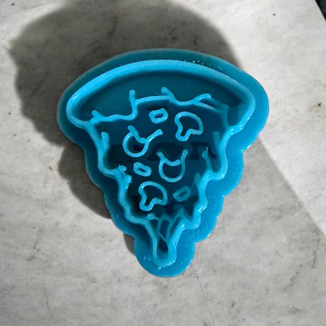 Gooey Cheesy Pizza Slice Polymer Clay Cutter , Friends, Food, Nyc ...