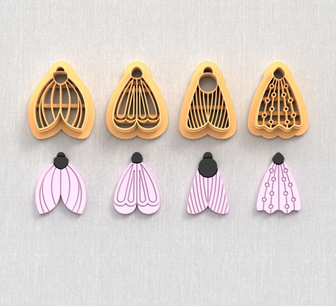 Moth Polymer Clay Cutters, Sharp Edge, Insects - Etsy