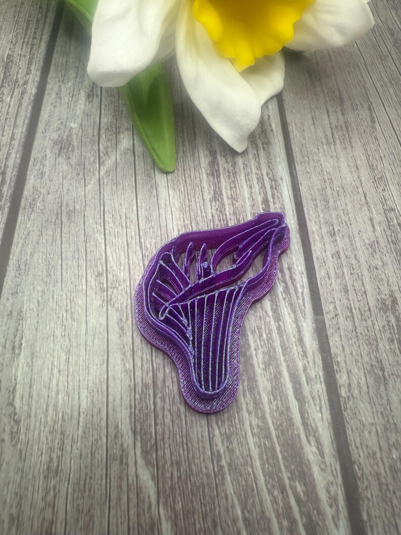 Floral Polymer Clay Cutters, Sharp Edge, Iris - Etsy