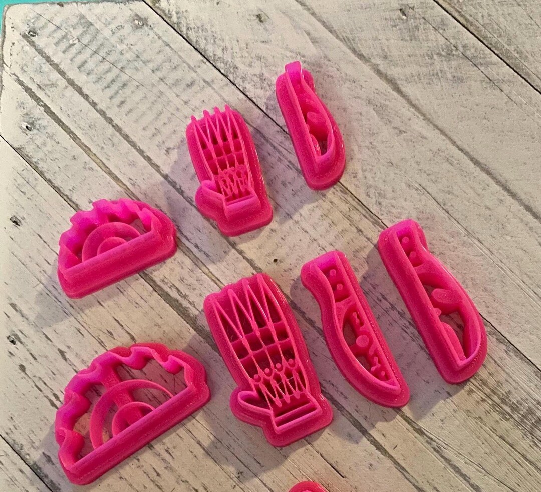Horror Weapons Polymer Clay Cutter , Ghostface, Friday 13th, Jason, Saw ...