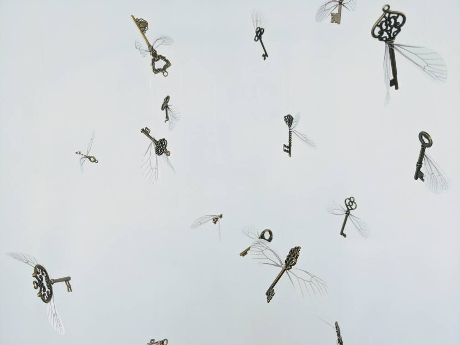 Flying Key Mobile for the Wizard Themed Nursery Magic Theme - Etsy