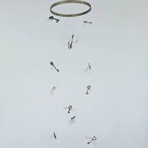 Small Flying Key Mobile Wizard Themed Nursery Decor Magic Theme Baby ...