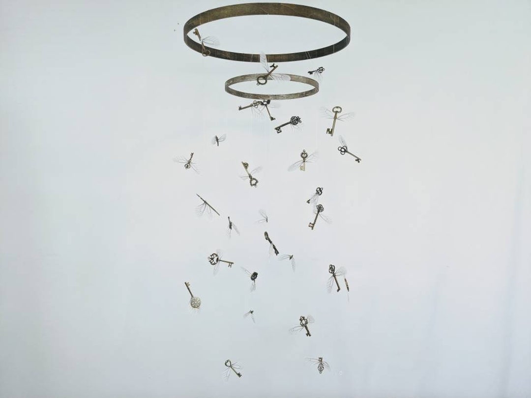 Flying Key Mobile for the Wizard Themed Nursery - Magic Theme Baby ...