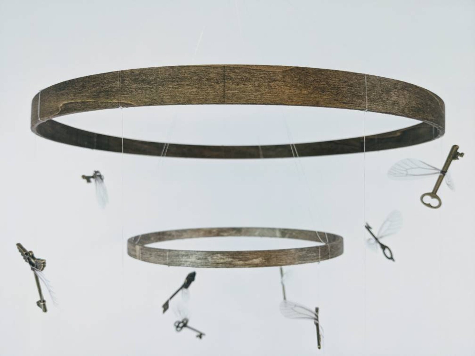 Flying Key Mobile for the Wizard Themed Nursery Magic Theme - Etsy