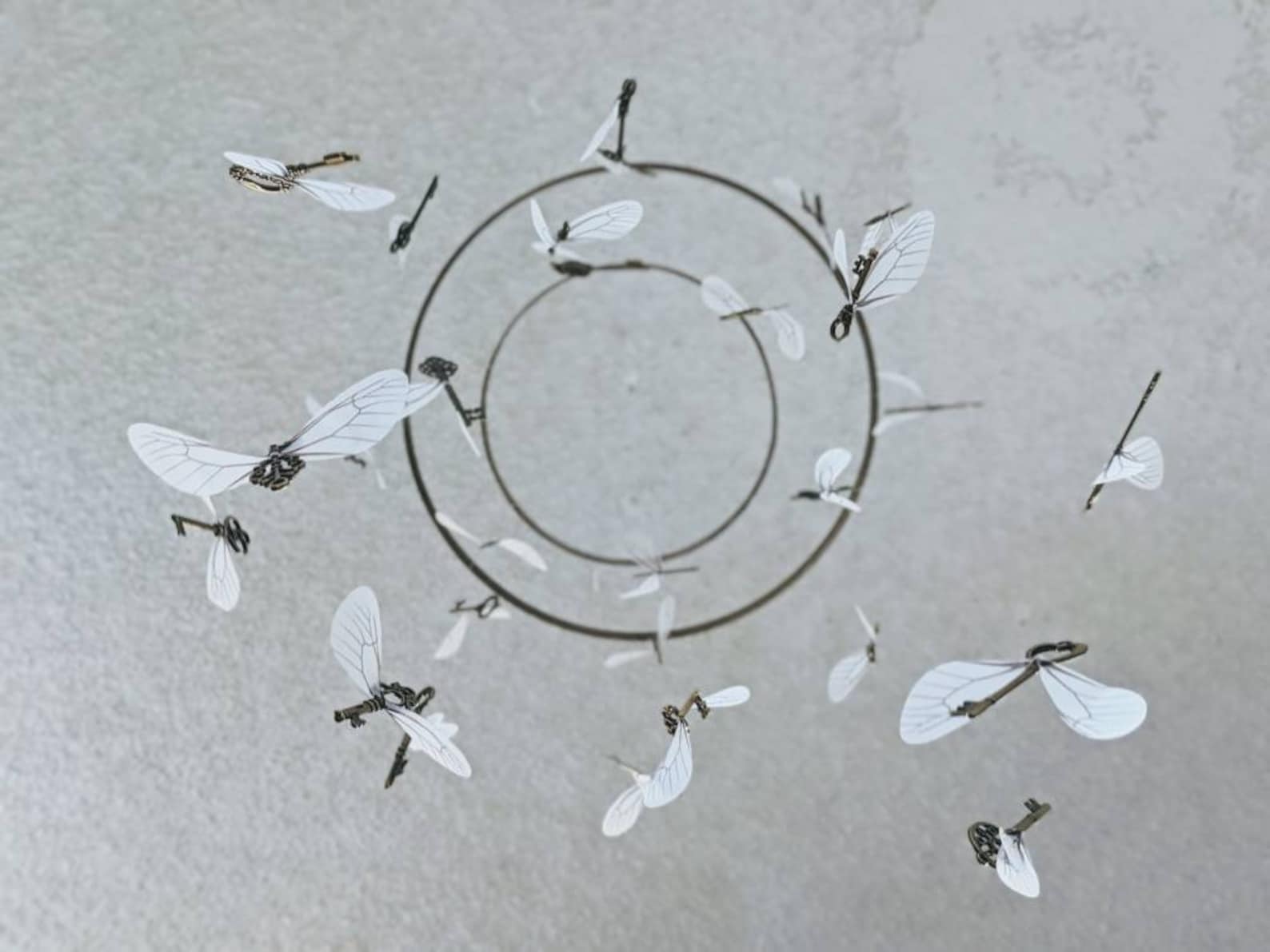 Flying Key Mobile for the Wizard Themed Nursery Magic Theme - Etsy