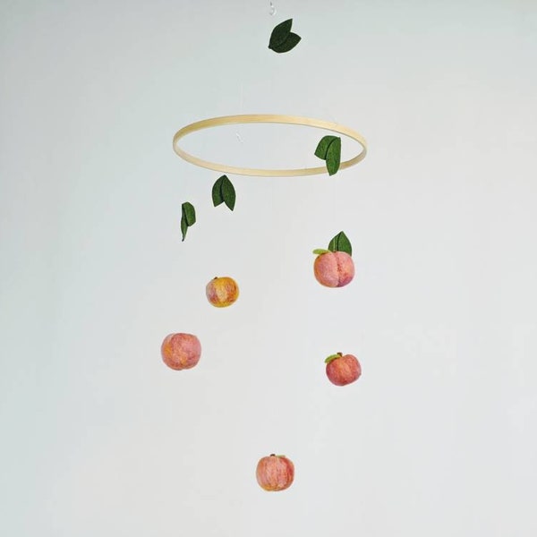 Peach Mobile Crib - Etsy