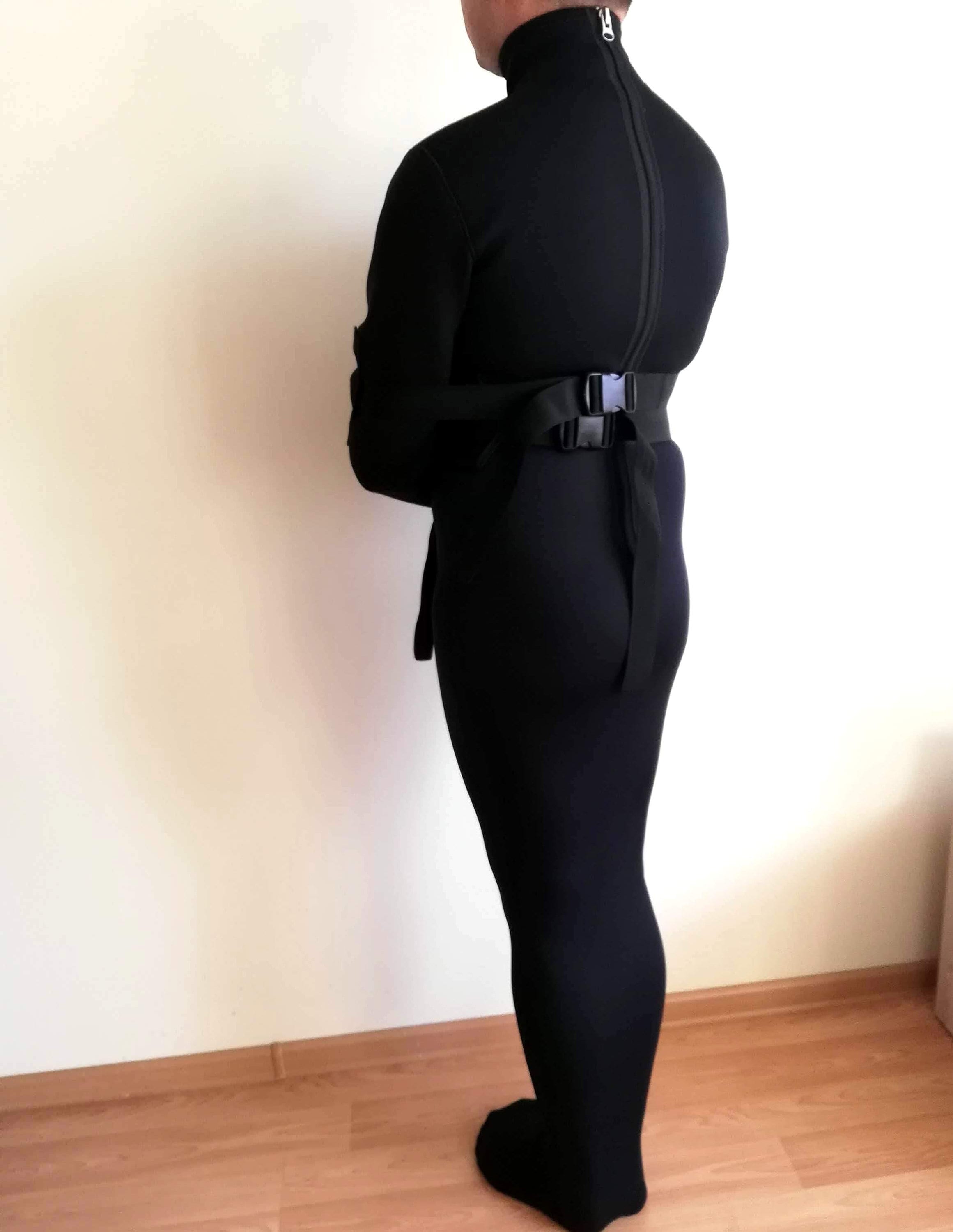Neoprene bondage suit straitjacket bdsm | Etsy