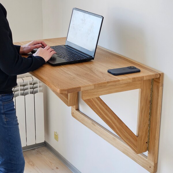 Folding Wall Desk - Etsy