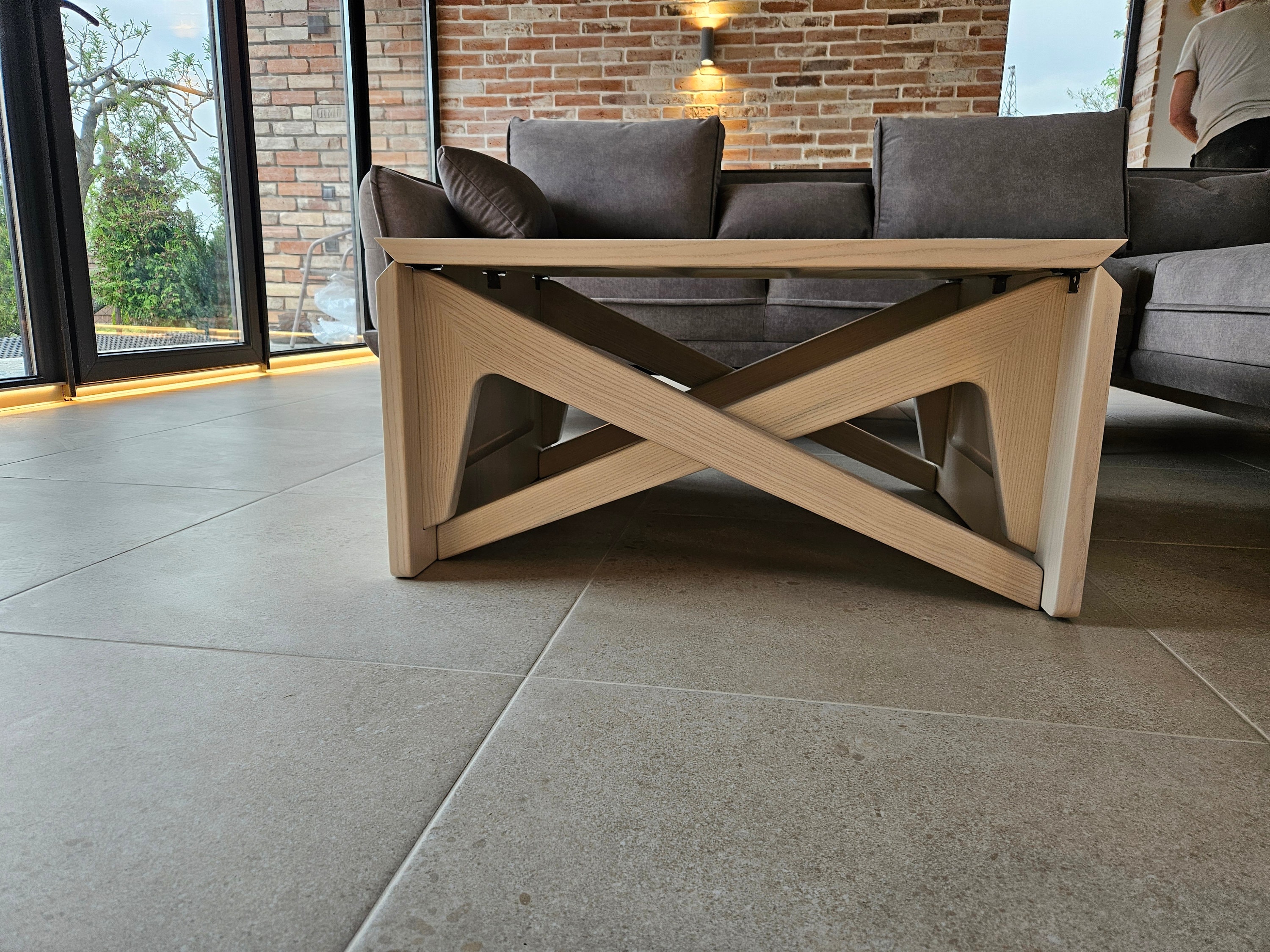 Transformation Table 2in1 Dining/coffee Natural Solid Wood Coffee Table ...