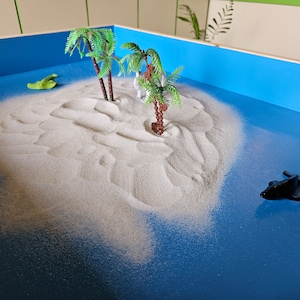Jungian Sand Therapy | Natural Wood Montessori Sandbox With Lid and ...