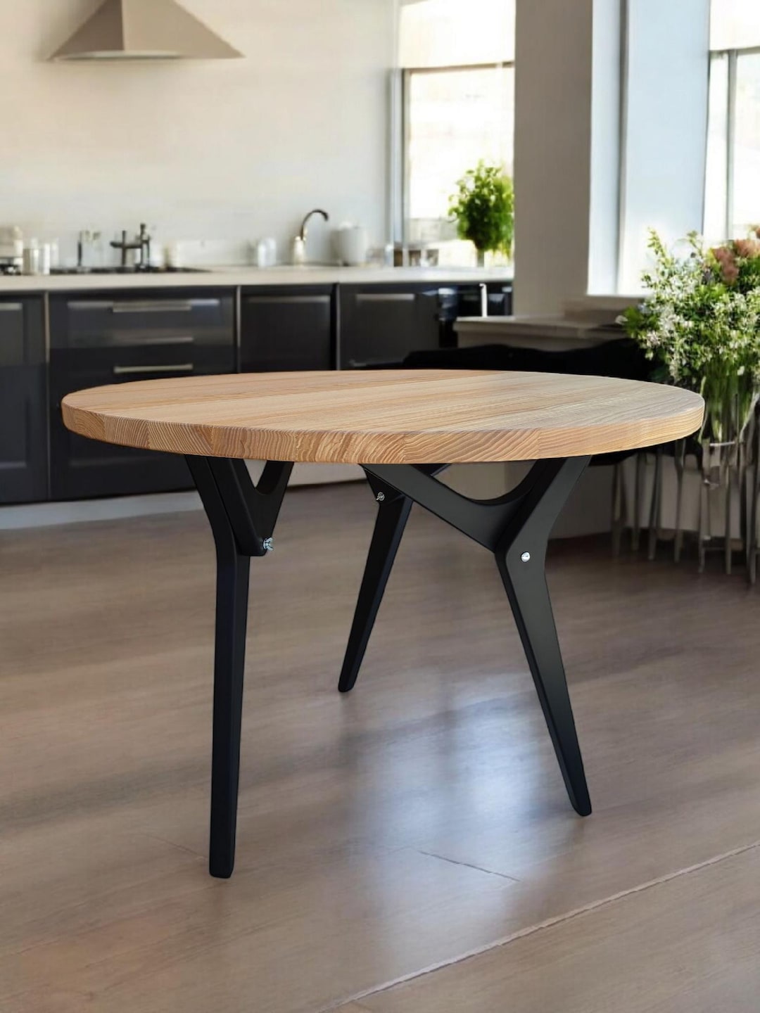 Round Transformer Table 2-in-1 – Coffee & Dining Table – Adjustable ...