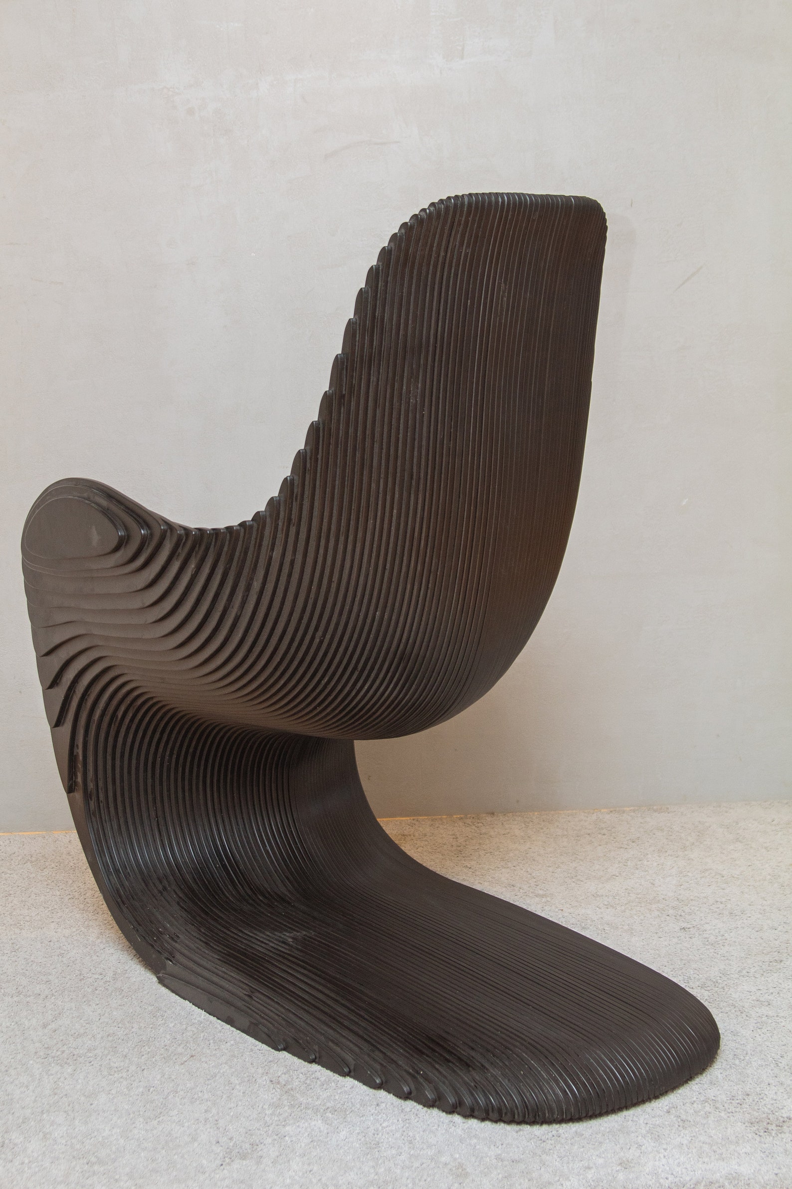 Parametric Chair, Black Voron Chair, Unique Chair, Parmetric Throne ...