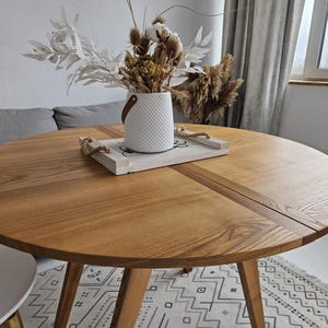 Round Transformable Dining Table | Adjustable Height Coffee Table ...