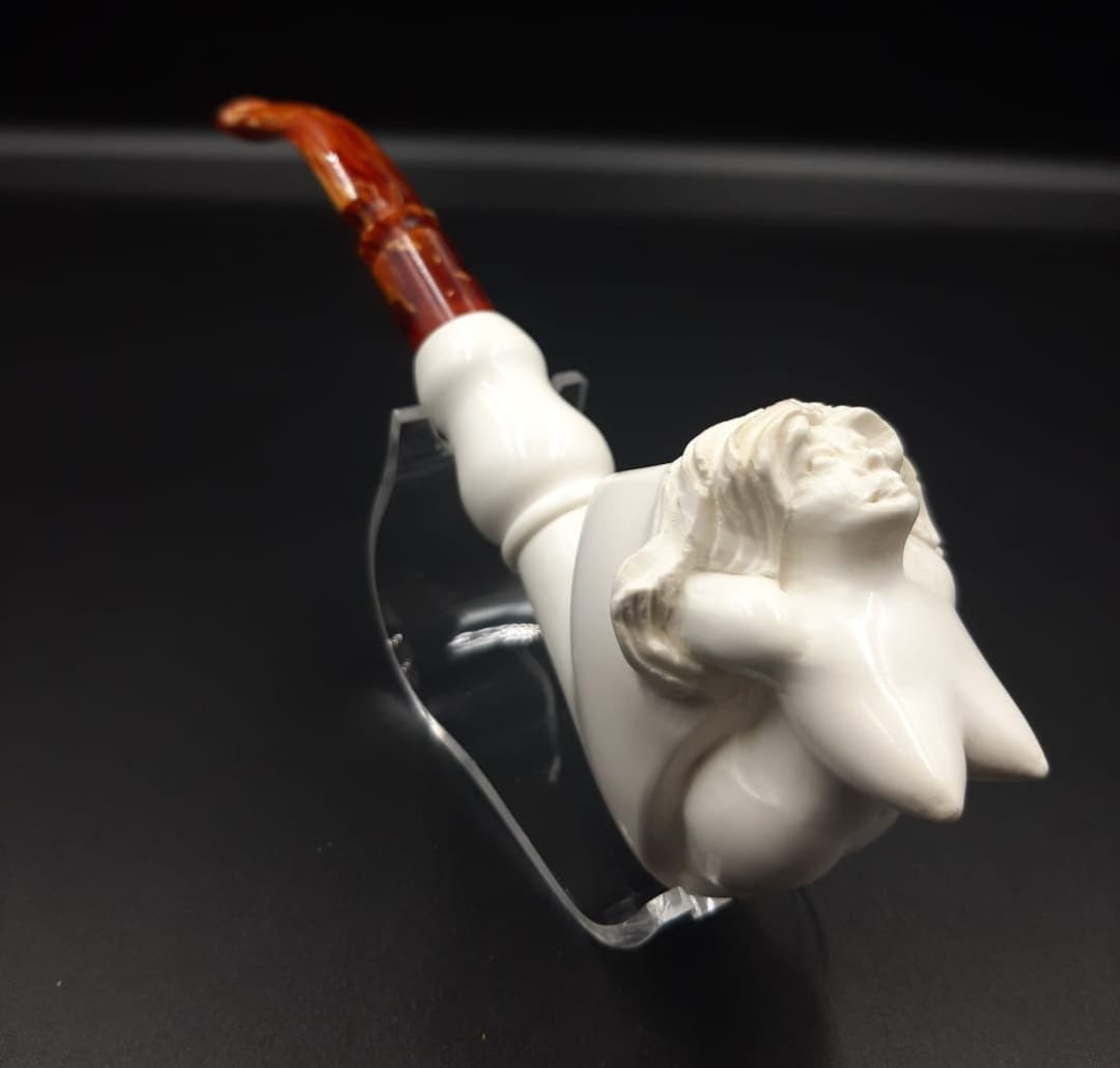 Naked Lady Pipe, Big Boobs Pipe, Meerschaum Pipe, Block Meerschaum, Nude Pipe, Erotic Pipe, Sexy ...