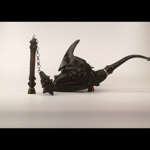 Witch King Pipe With Tamper, Witch-king of Angmar Pipe, Acrylic Stem ...