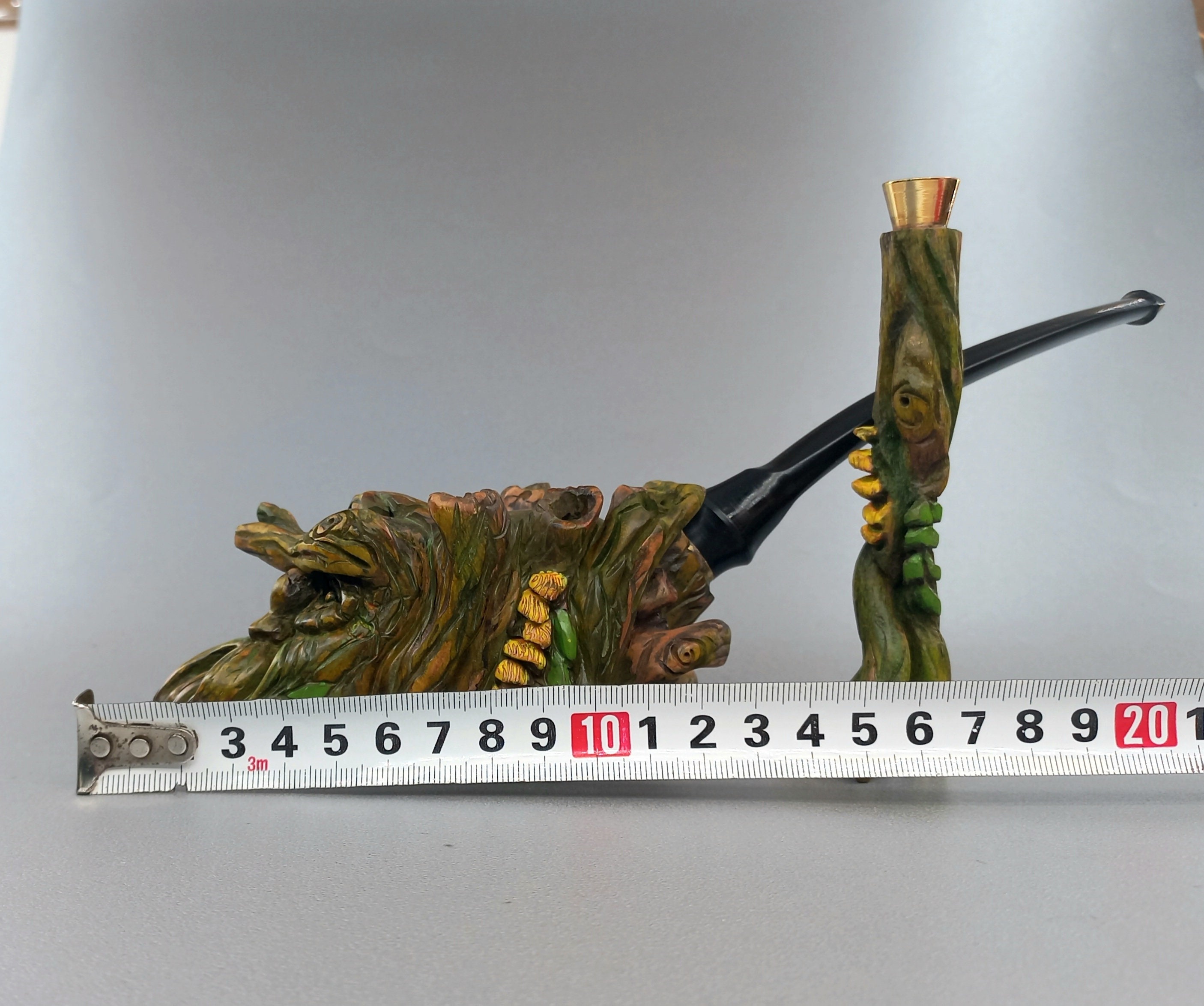 Treebeard Briar Pipe With Tamper and Bag Fangorn in Sindarin | Etsy